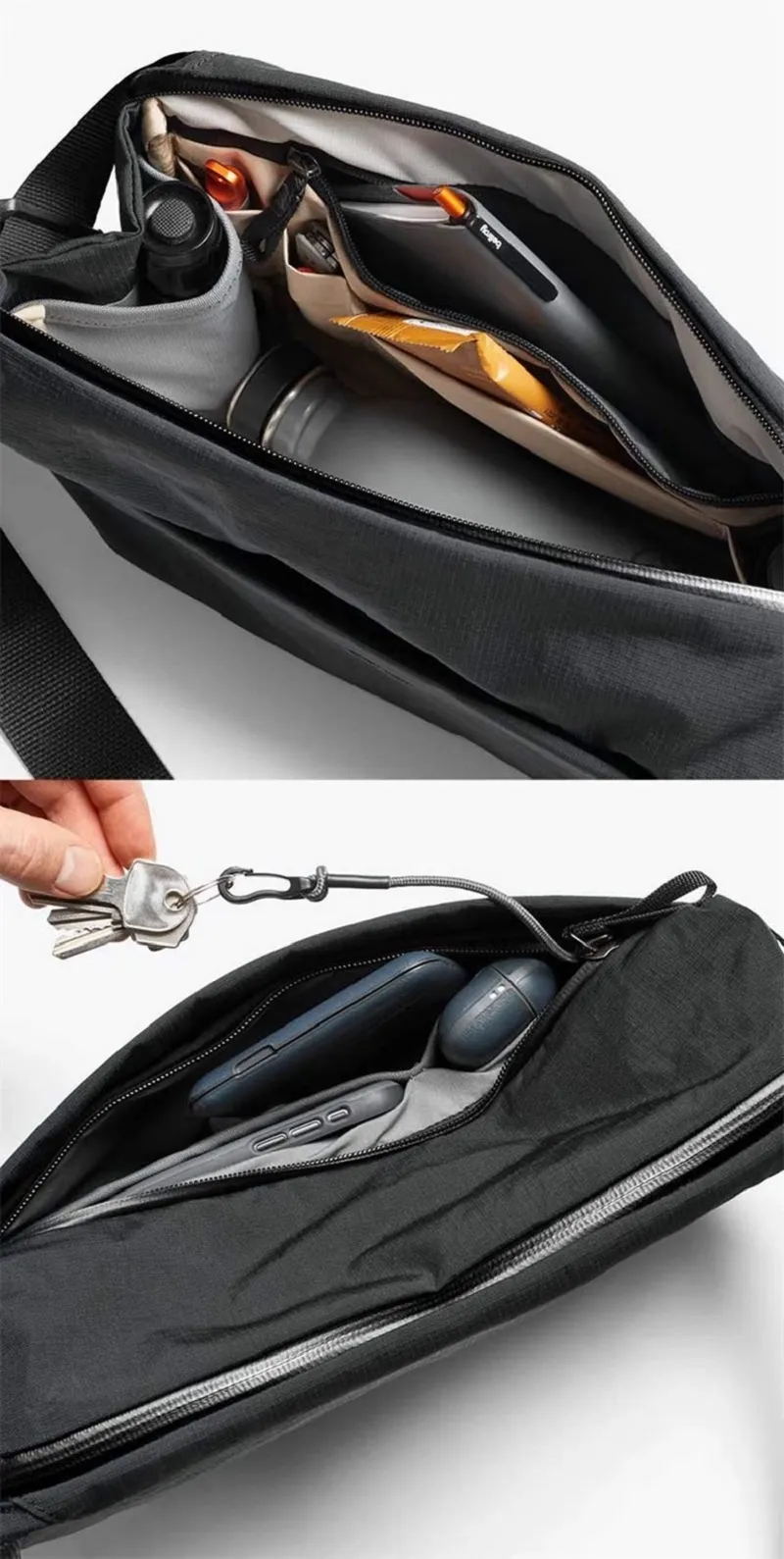 Fashionable 9L Chest & Waist Bag - Versatile Unisex Messenger Shoulder ...