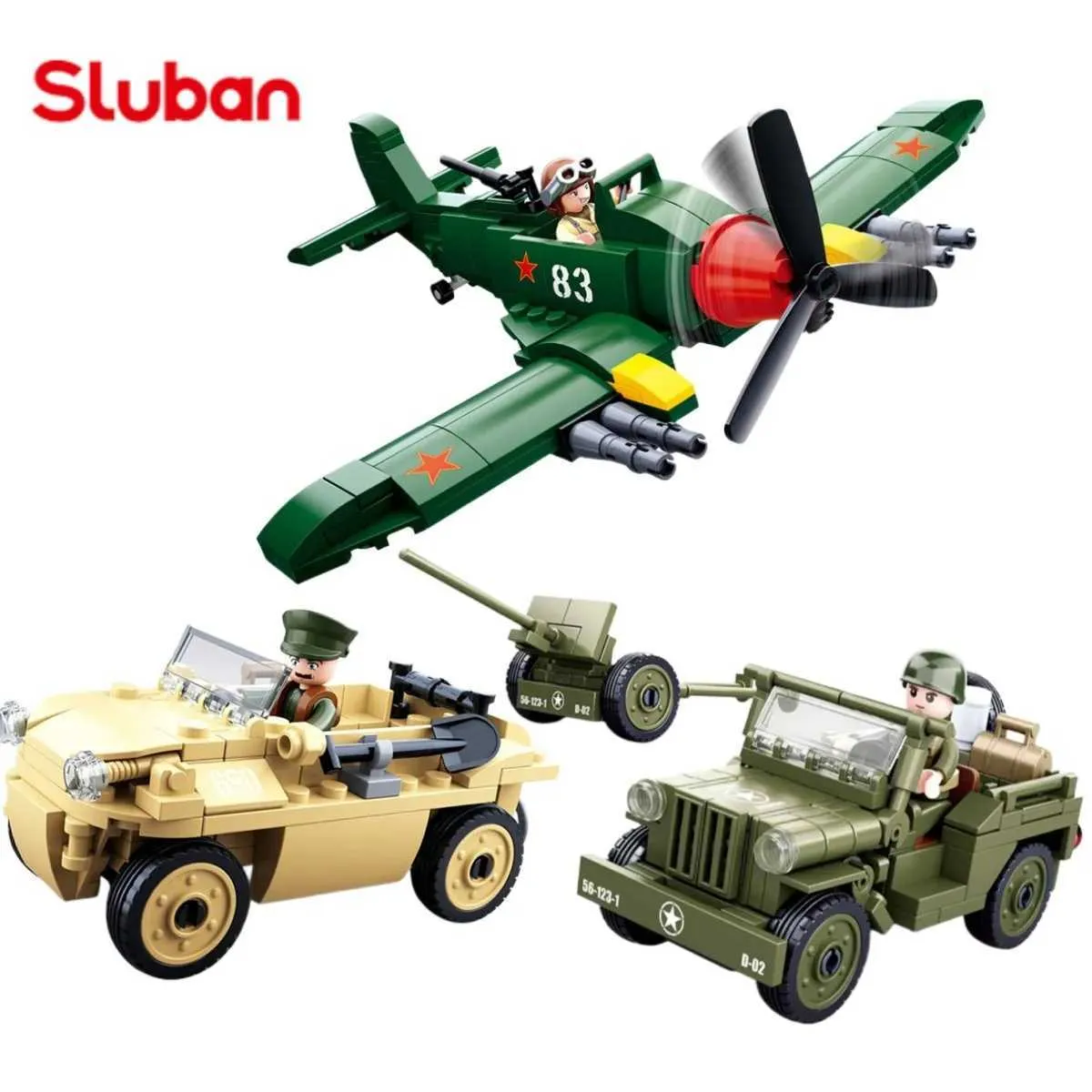 W241005 W251104 Military WW2 Soviet Il 2 Attack Aircraft Building ...
