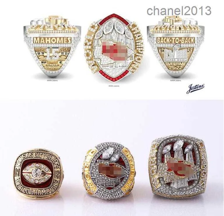 Super Bowl Champions Rings 1969 & Football Team Championship Ring Set ...