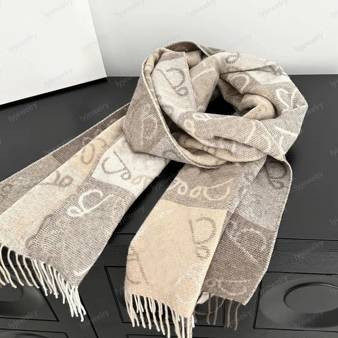 Winter designer scarf warm cashmere luxury scarf women checkerboard ...