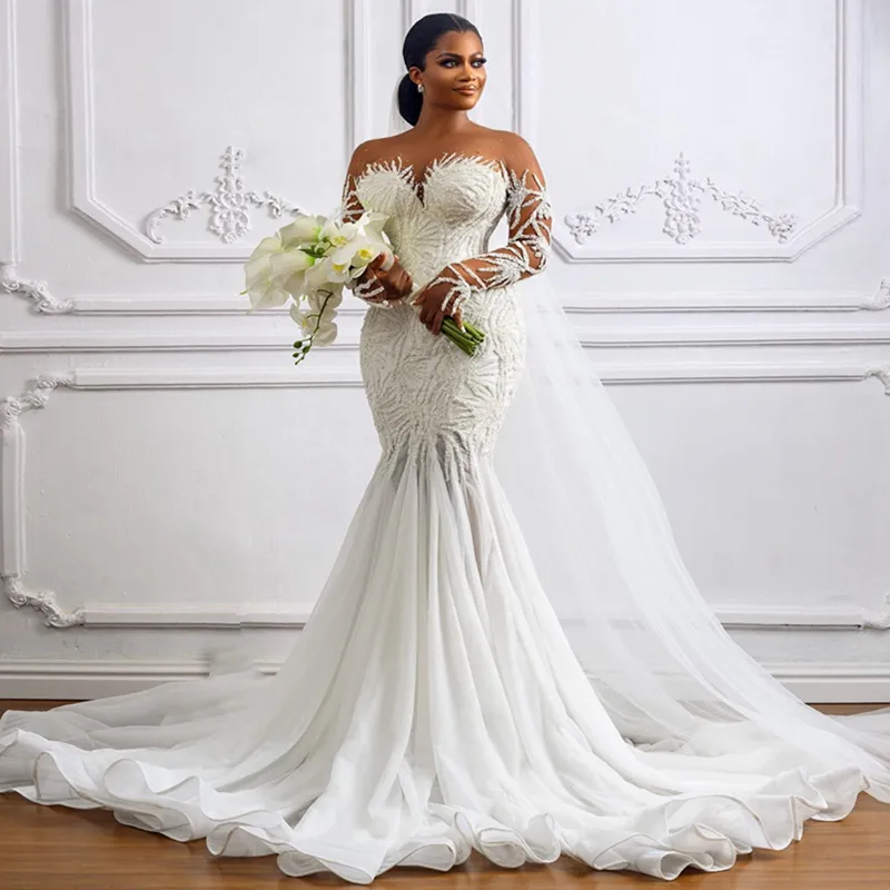 2024 Plus Size Wedding Dress Bridal Gowns For Bride... From ...