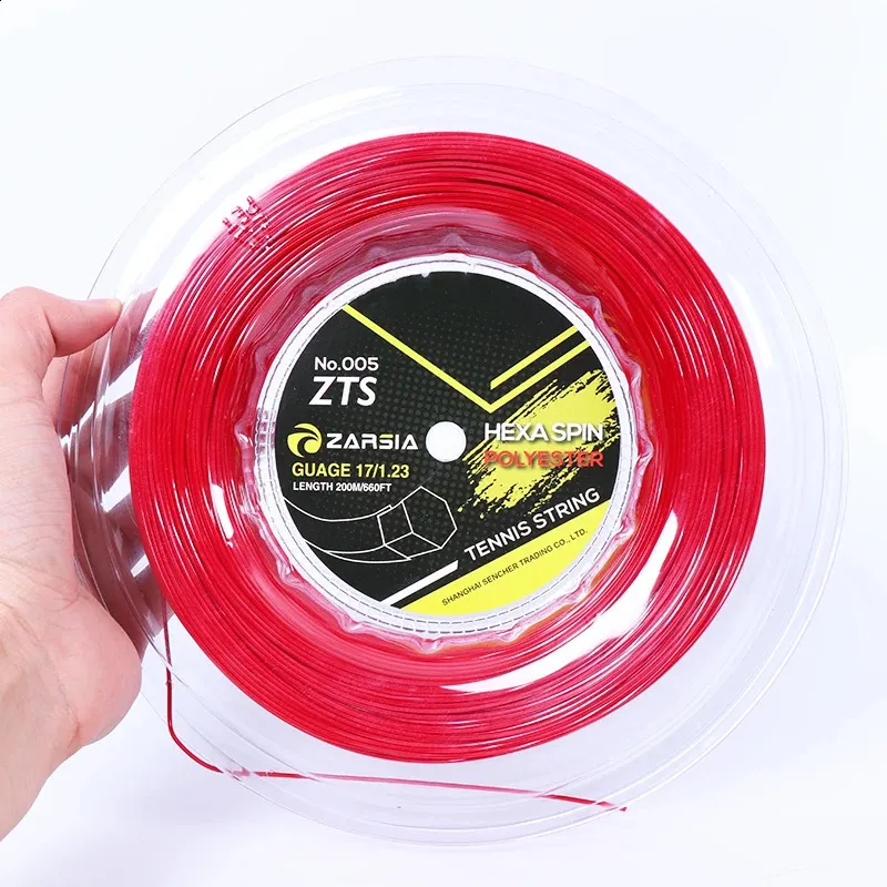 Hexagonal Tennis Racket String - Durable 200M Roll, 1.2mm, ZARSIA from ...