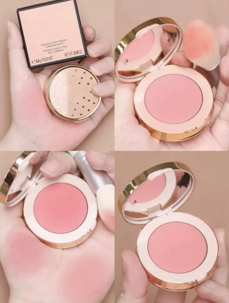 Designer Makeup Luxe Brand Luminous Matte Cheeks And Eyes Blush Powder ...