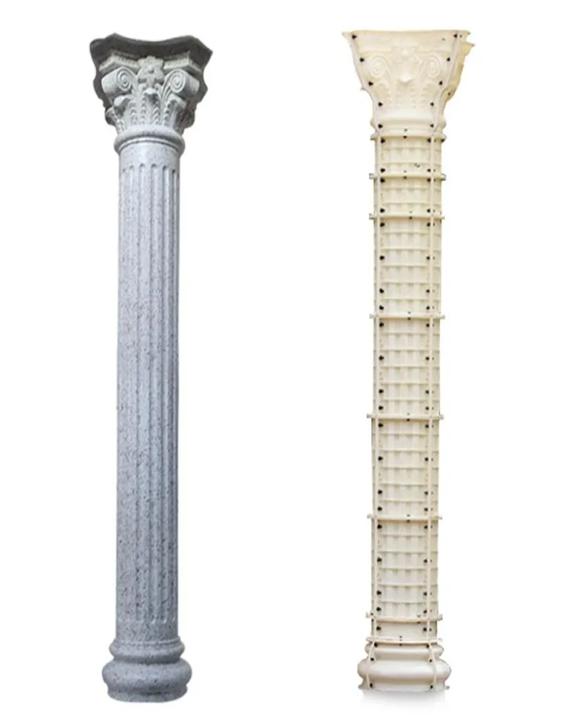 ABS Plastic Roman Concrete Column Moulds Multiple Styles European ...