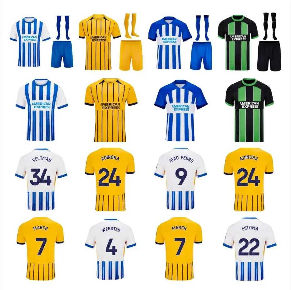 2023 2025 BHAFC Soccer Uniform Kits Legit: FERGUSON, MITOMA, MAUPAY ...