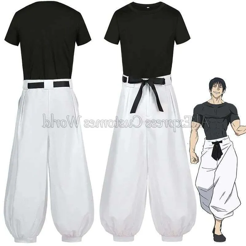 Anime Juju Fushiguro Cosplay Costume Toji Top And Pants Set For Men And ...