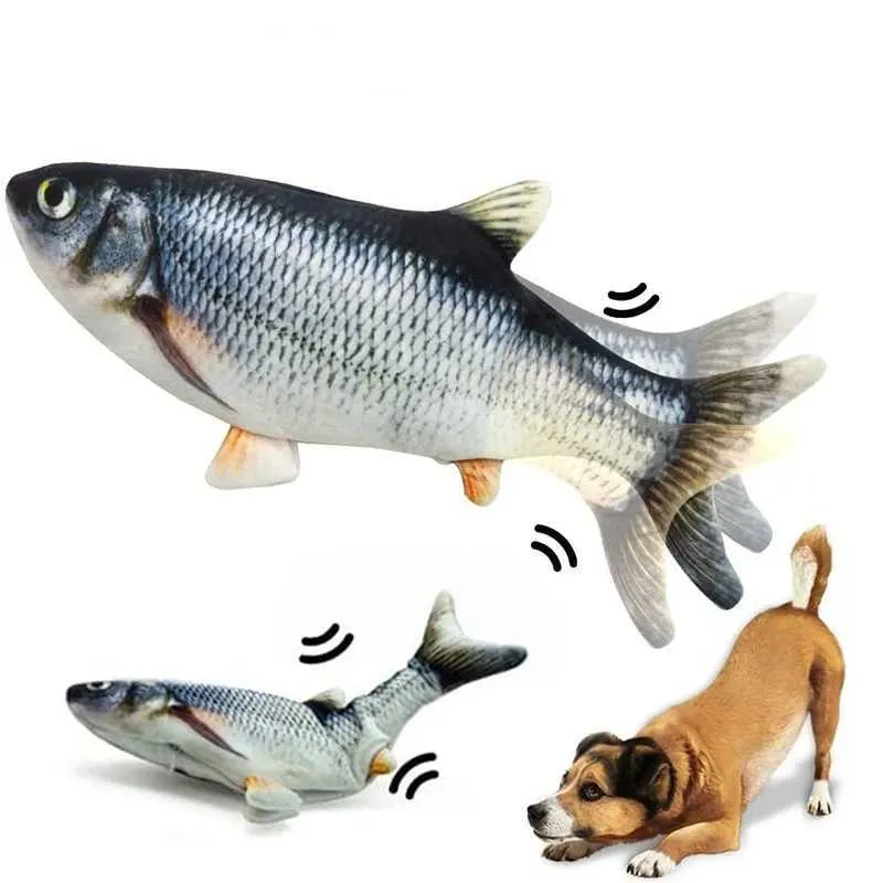 DHgate.com:Interactive USB Rechargeable Fish Toy for Dogs - Electric ...