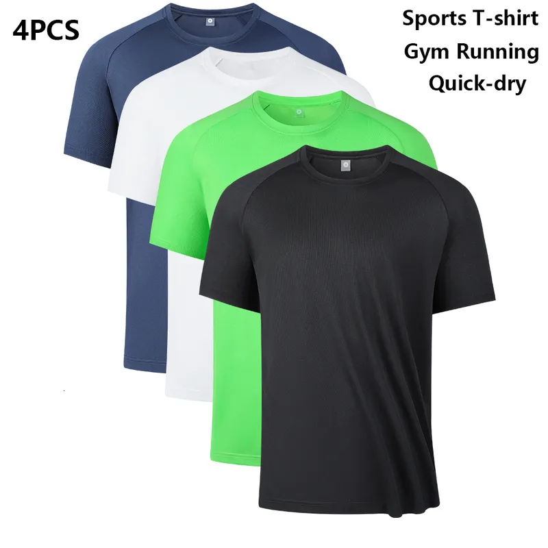 Multicolor Quick Drying Short Sleeved Sports Tops Gym Jerseys Fitness ...