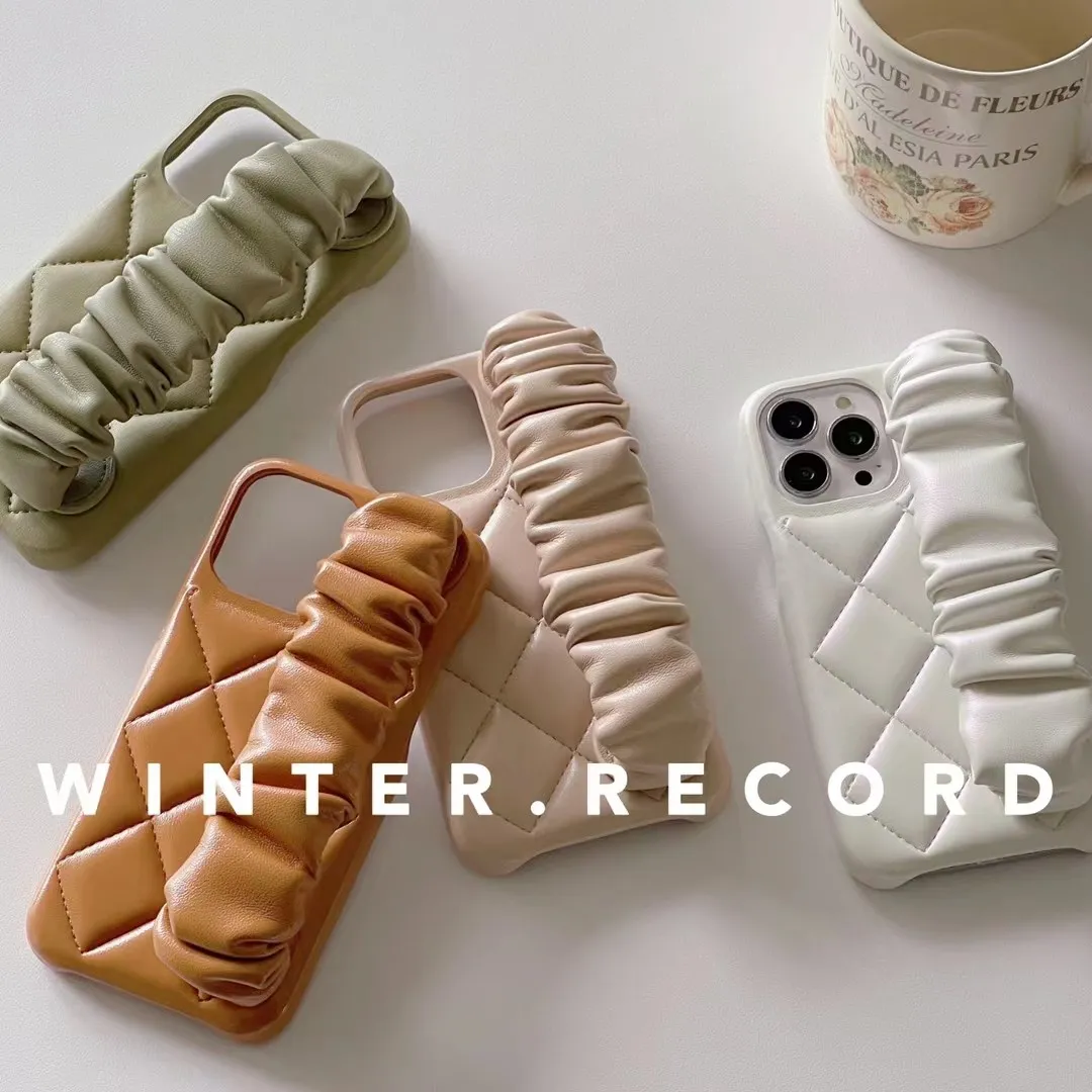 IPhone Cases Wrist Strap: Leather Wristband Soft Phone Case For IPhone ...