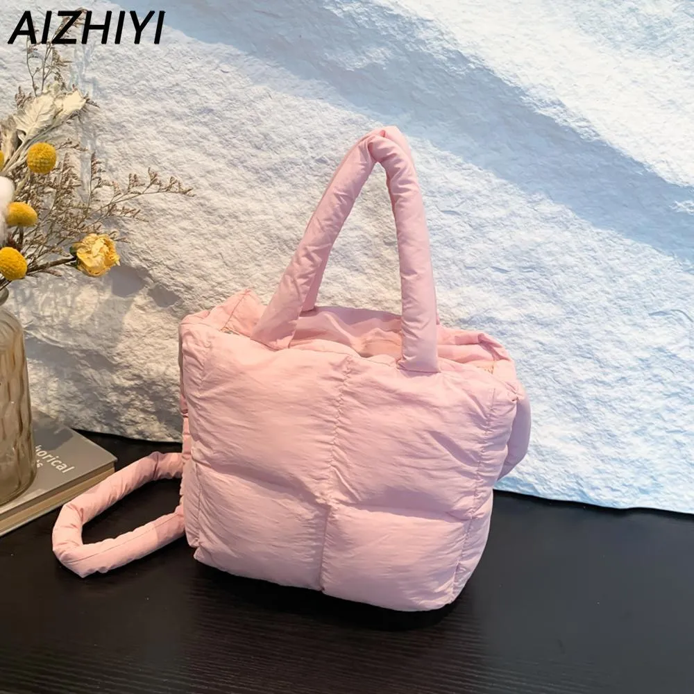 Quilted Puffer Tote Bag: Soft, Padded Winter Handbag - Shop Now for ...