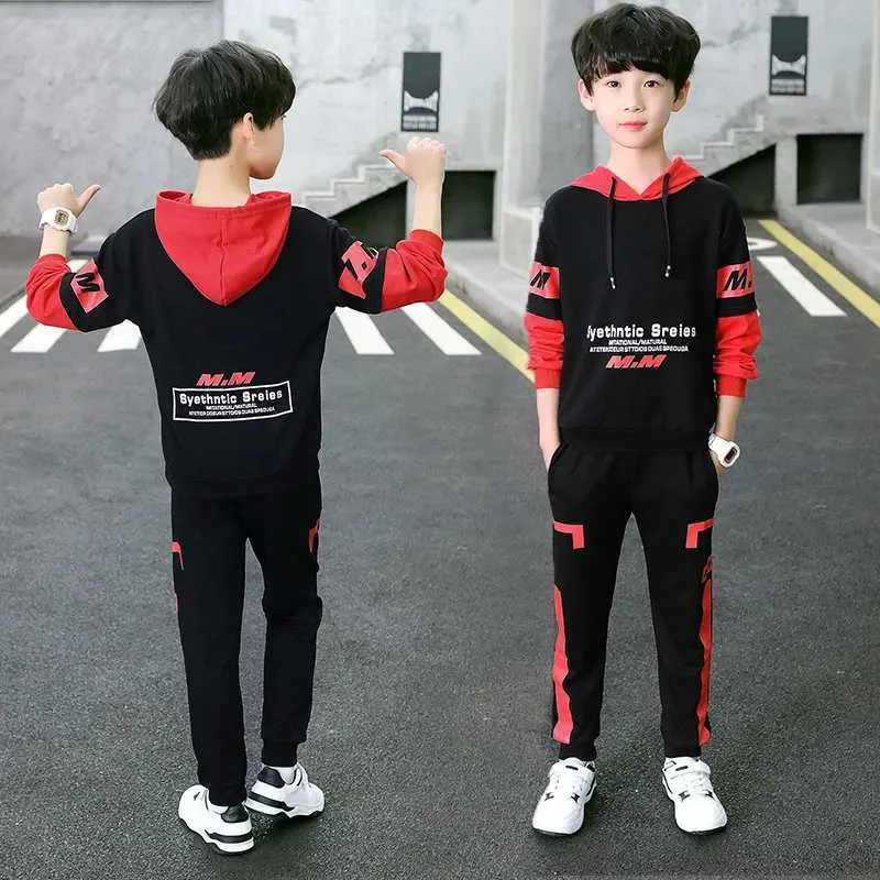 Boys' Activewear Sets: Spring/Autumn Hoodie & Pants Tracksuit - Shop ...