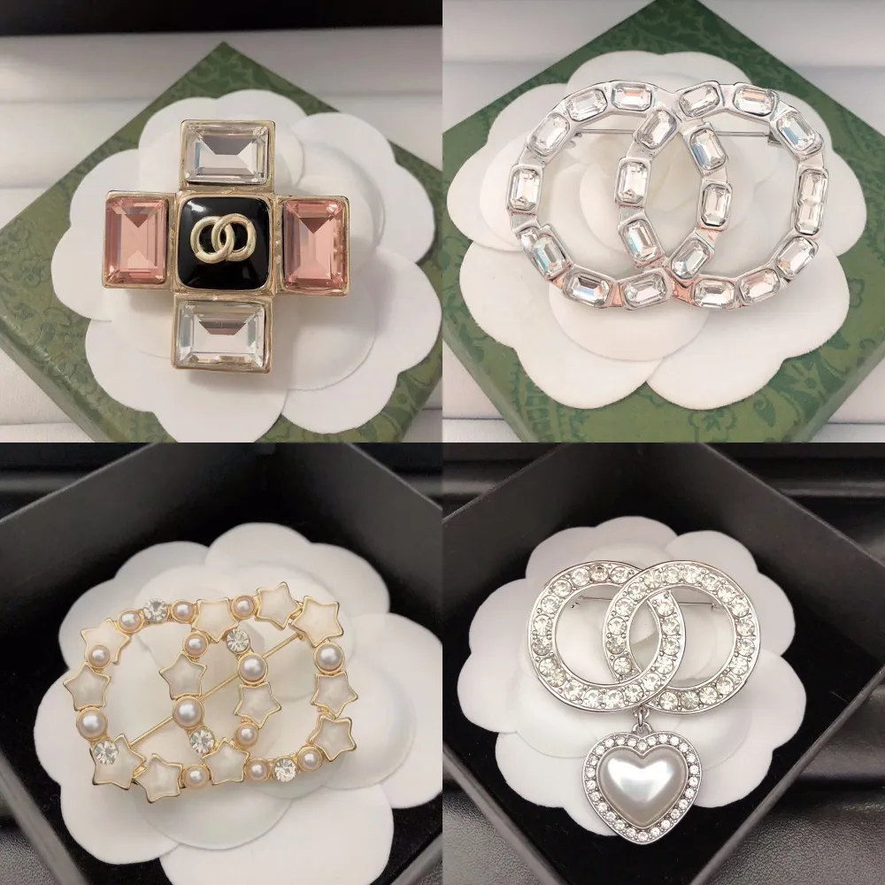 Designer Jewelry Pin Brooch: Luxury Women's Crystal Rhinestone Fashion ...