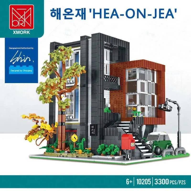 XMork Modern Korean Villa Building Blocks - Urban Street View Modular ...