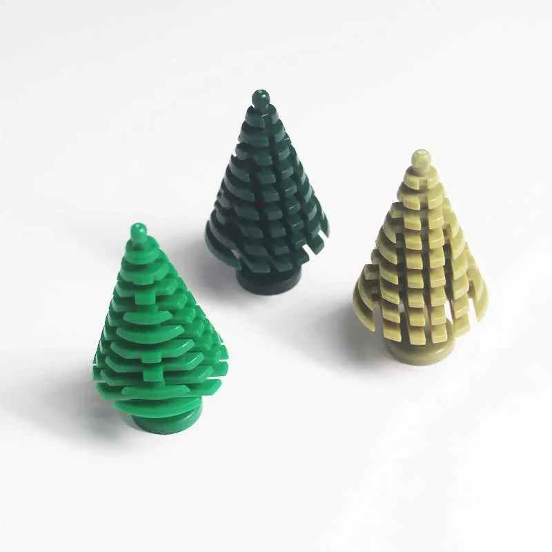 DHgate.com:MOC Garden Plant Landscape Pine Tree Building Blocks Set ...