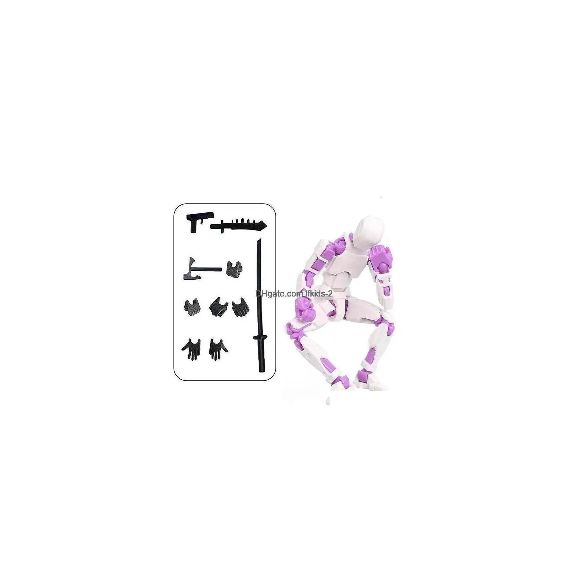 Minifig Titan 13 Action Figures 3D Printed Mti Jointed Movable Lucky ...