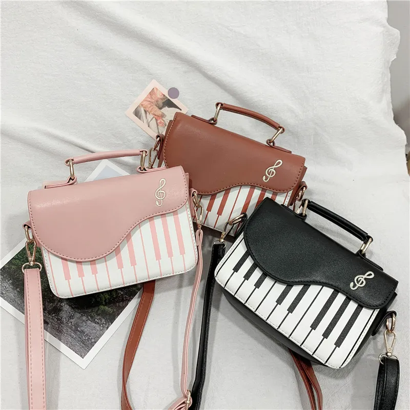 Shoulder Piano Music Note Satchel Handbag Small... From Ashoesfactory ...