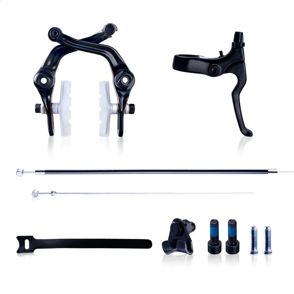 Premium Bicycle Brakes & Cable Kit - Forged Alloy Levers, Transparent ...