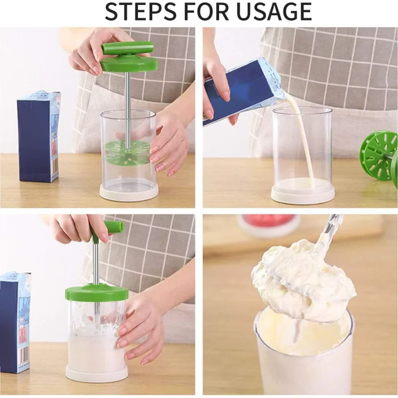 Professional Manual Whipping Cream Dispenser For DIY Shops, Kitchen ...