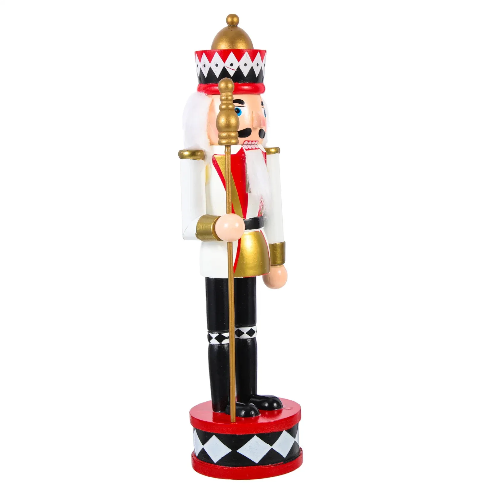 Vintage Nutcracker Christmas Decorations: Classic Wooden Drum ...