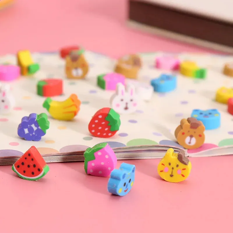 Cute Cartoon Animal Pencil Erasers, Mini... From Homehaven, $14.77 ...