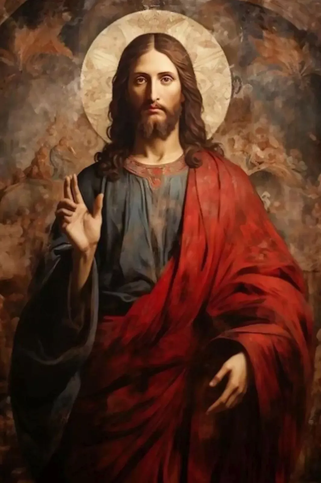 Jesus Christ Art Film Print Catholic Style Silk Poster For Home ...