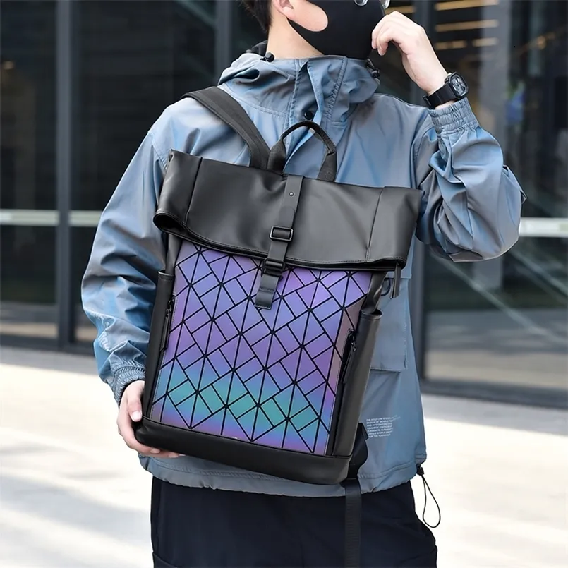 Men's Argyle Multi-Purpose Large Capacity 17-Inch Computer Bag Leisure ...