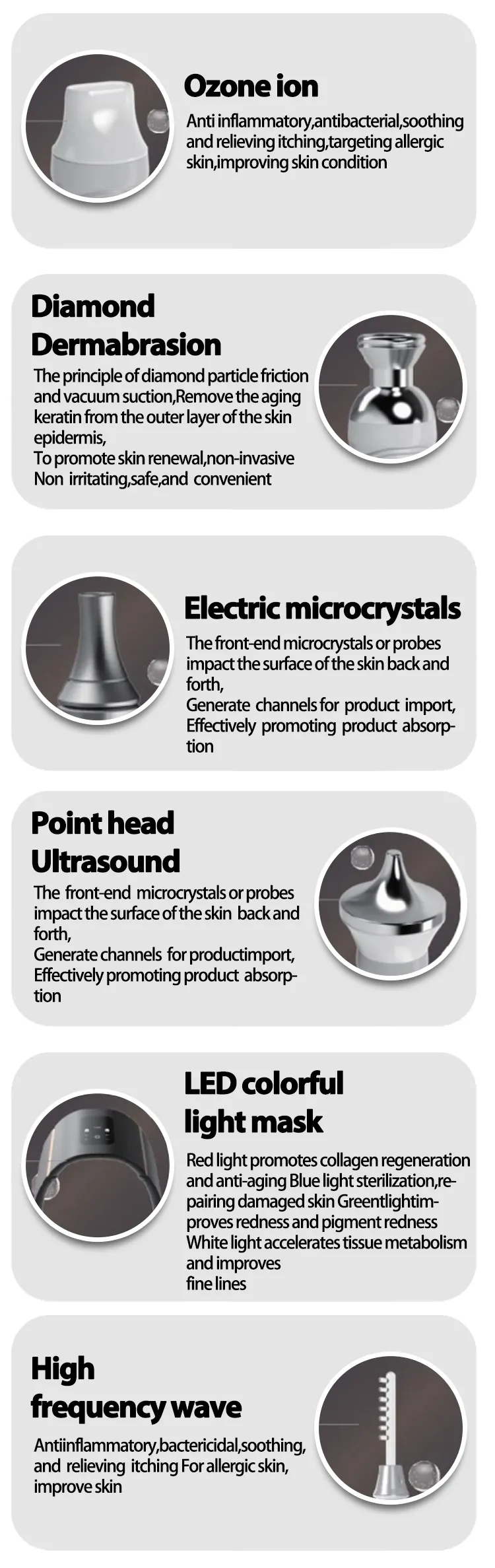 Diamond Oxygen Facial Machine 17 in 1 Dermabrasion Skin Rejuvenation ...