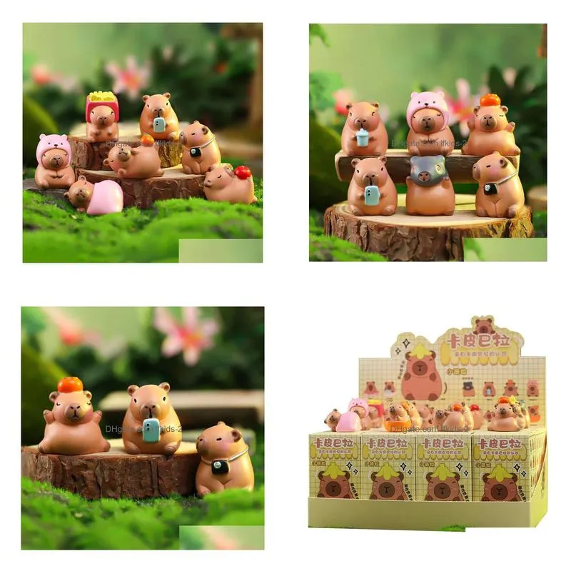 New Capybara BM Simation Mini Capibara Action Figure Doll Perfect ...