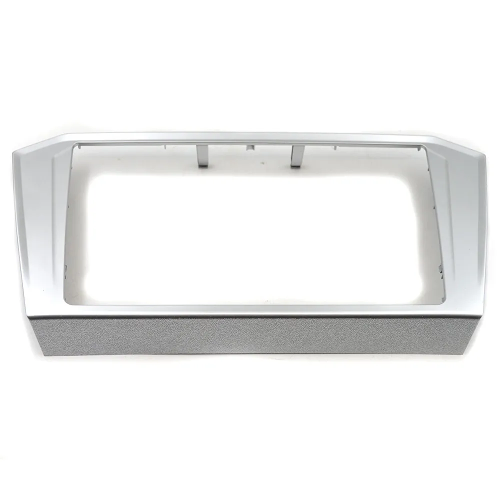 Premium Car Stereo Plate Frame - Silver & Black, Fits 8-Inch MIB 3 ...