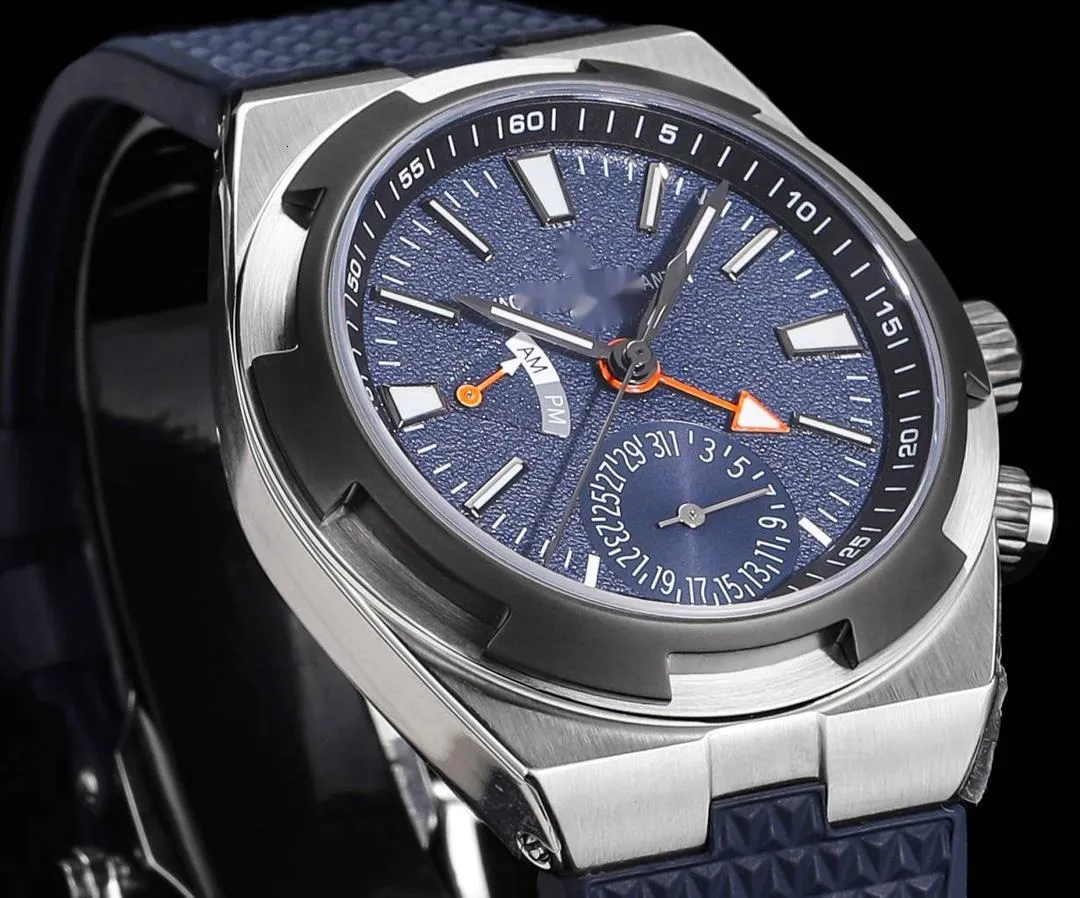 DHgate.com:Men's Dual Time Zone Automatic Mechanical Watch with Leather ...