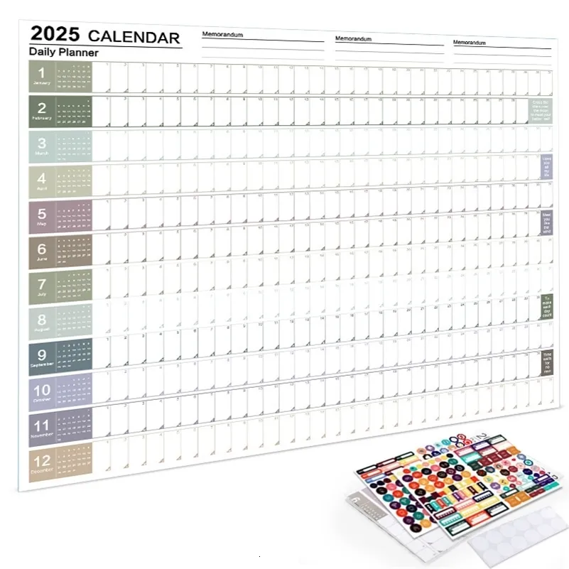 Wholesale Large Wall Kawaii Calendar With Week Numbers Planner Sheet ...