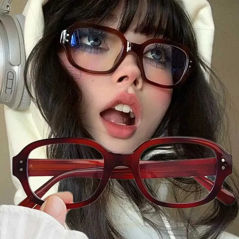 Vintage Square Computer Glasses: Anti-Blue Light Eyewear for Women ...