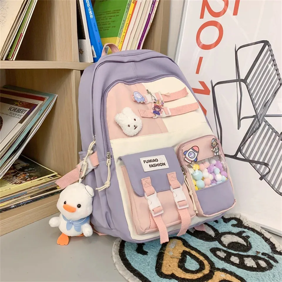 Japanese High School Girl Backpack Teenage Multi... From Bitystore, $20 ...