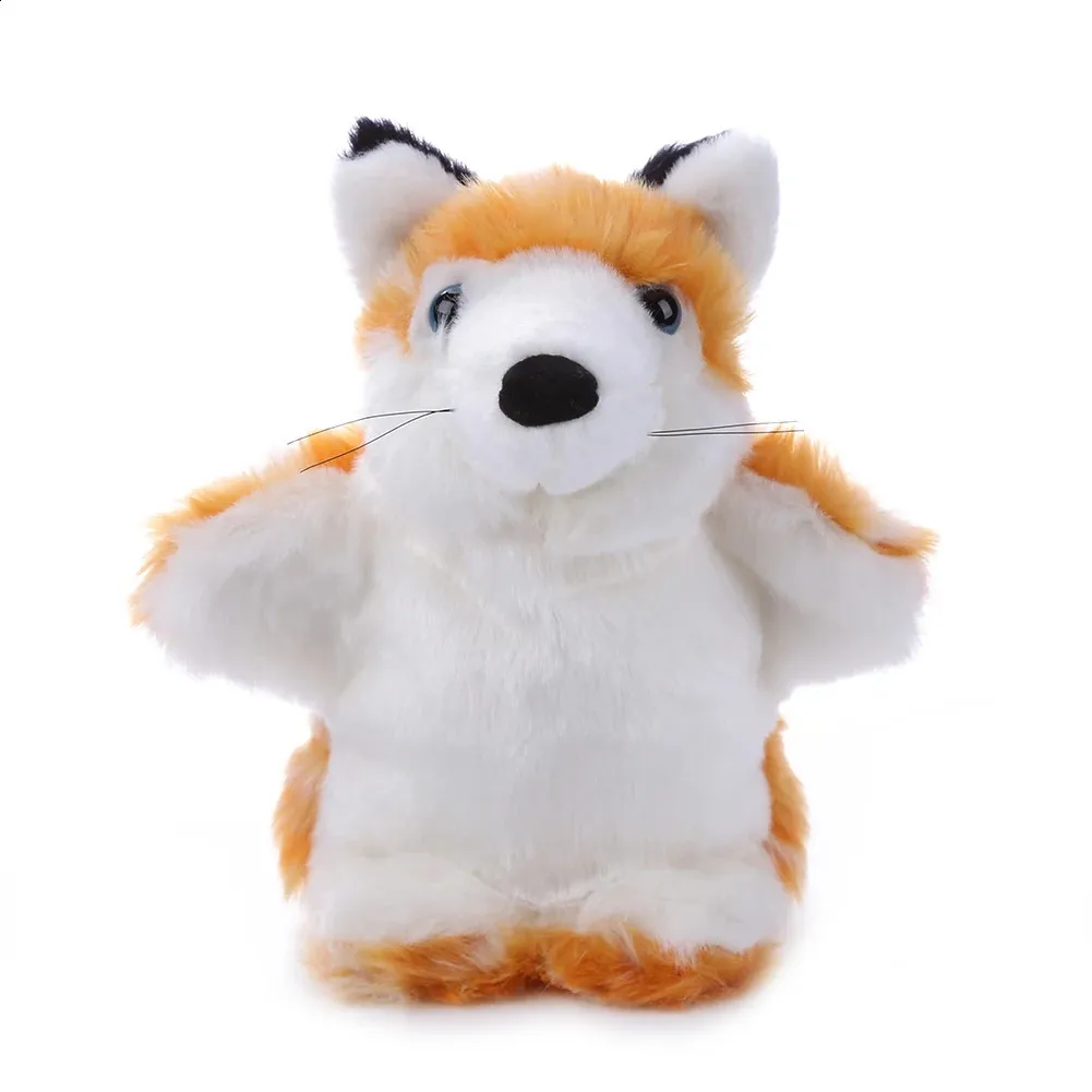 Cute Fox Hand Puppet Plush Toy For Kids Soft And Educational Clawdeen ...