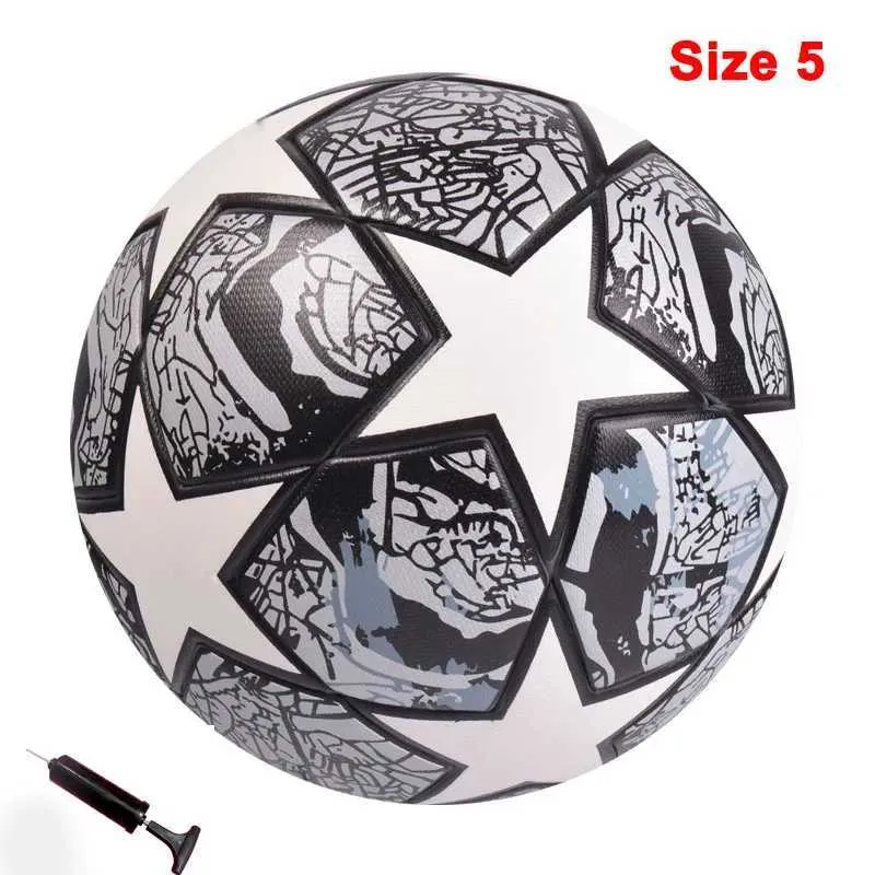 One Piece Size 5 Football Durable Pu Material Football Set Used For ...