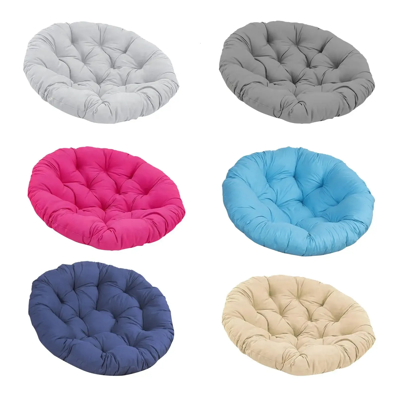 20 Inch Round Papasan Chair Cushion - Thick Egg Chair Pad for Garden ...