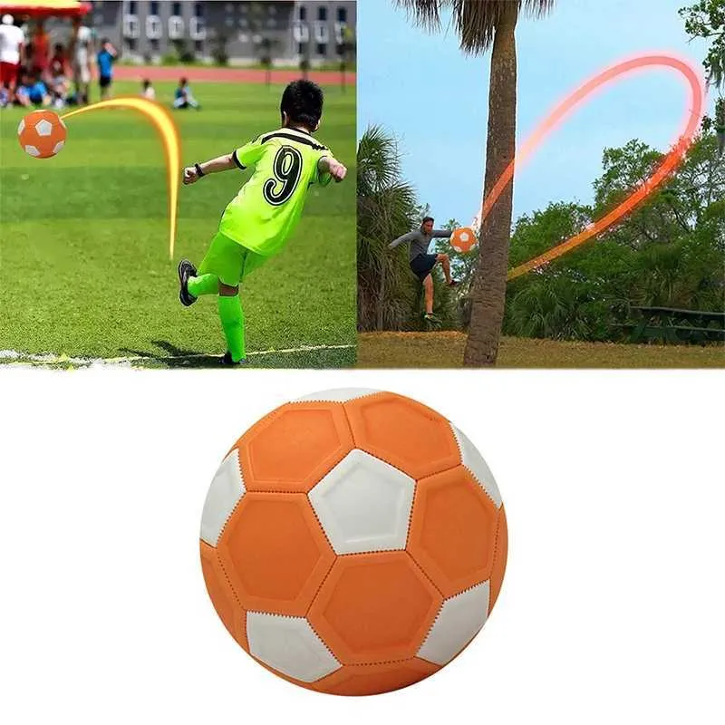 Sport Curve Swerve Soccer Ball - Durable PU Leather, Indoor/Outdoor ...