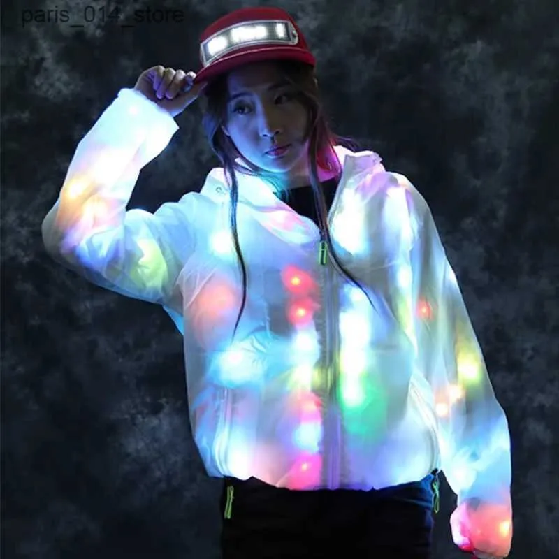Portable Led Light Glowing Rave Costume For Modern Dance, Nightclub ...