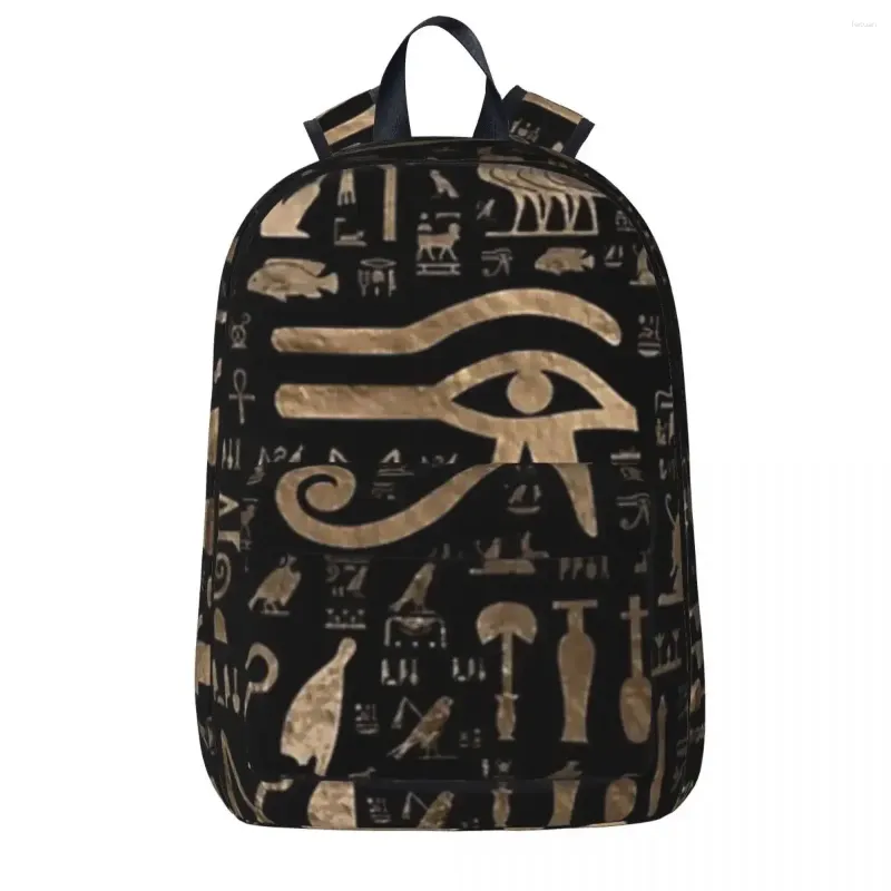 Ancient Egyptian Hieroglyphs Black And Gold Backpack Osprey For ...