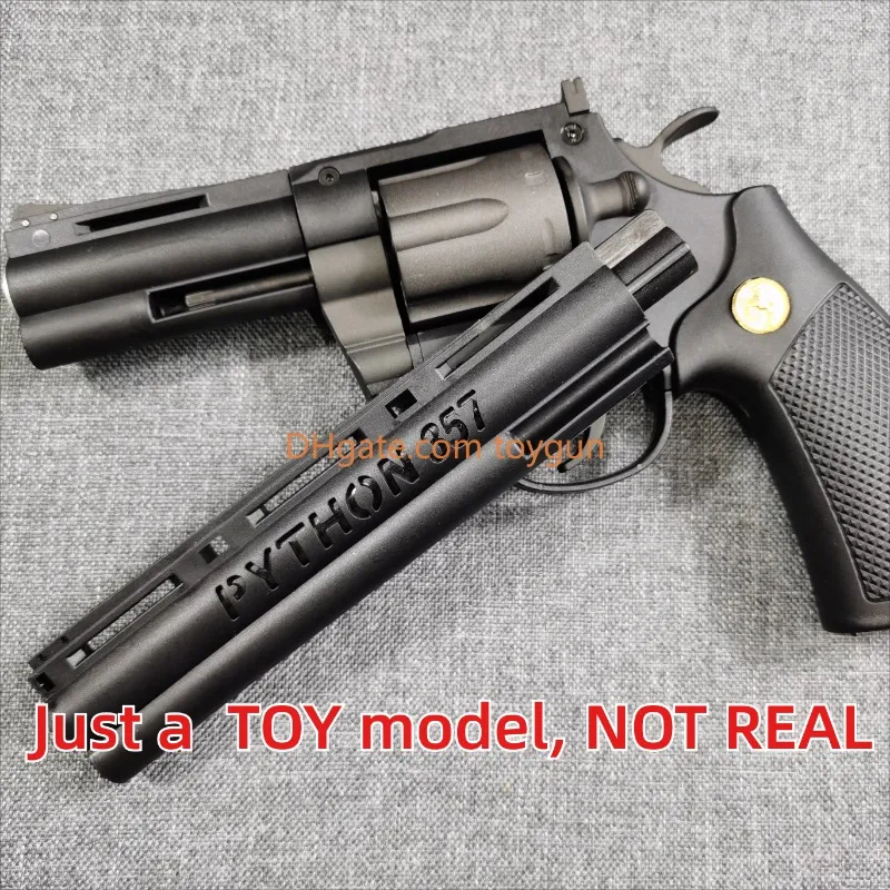 Colt Python Double Action Revolver Toy Gun Pistol Blaster Launcher Soft ...