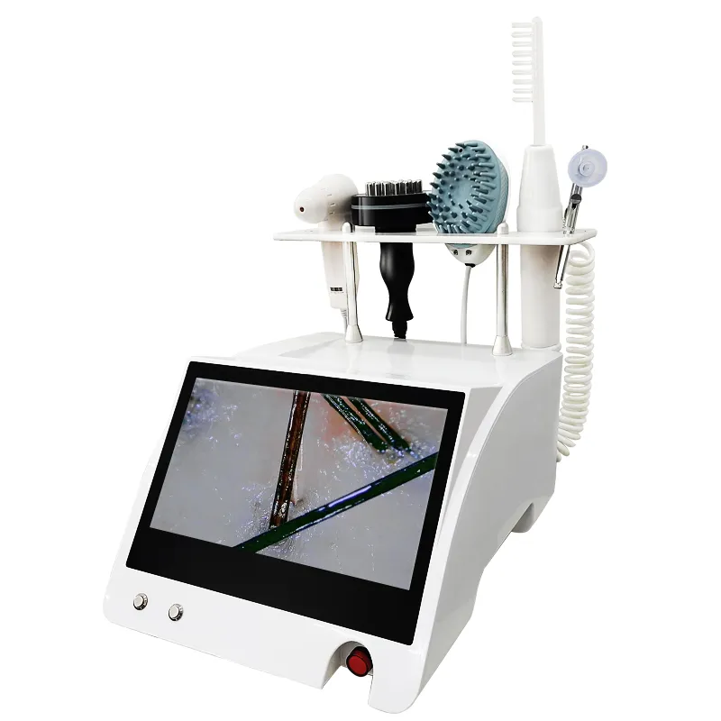 High Frequency 5 In 1 Hair Regrowth Treatment Spa Analyzer For Precise ...