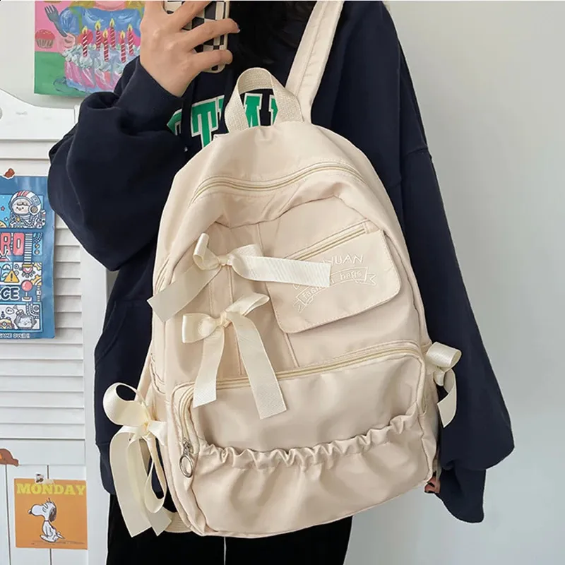 Kawaii Backpacks Japanese Bow School Backpack: Cute Y2K Harajuku Laptop ...