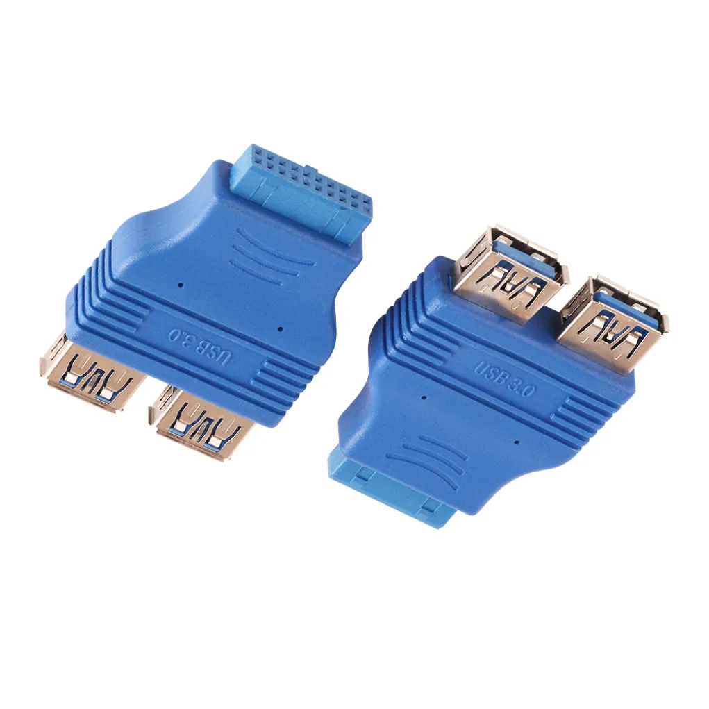 2 Port USB 3.0 A Female To 20 Pin Motherboard Header Scart To Hdmi ...