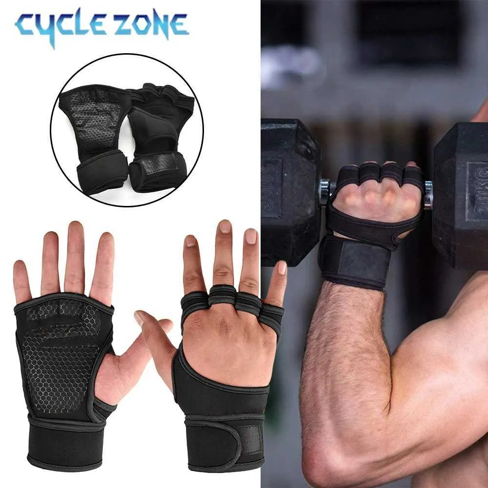 Workout Gloves with Wrist Support - Breathable, Anti-Slip ...