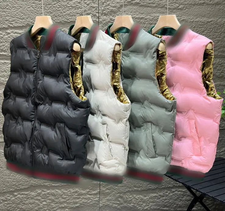 Sleek Solid Color Puffer Vest: Warm Sleeveless Jacket for Men - Shop ...