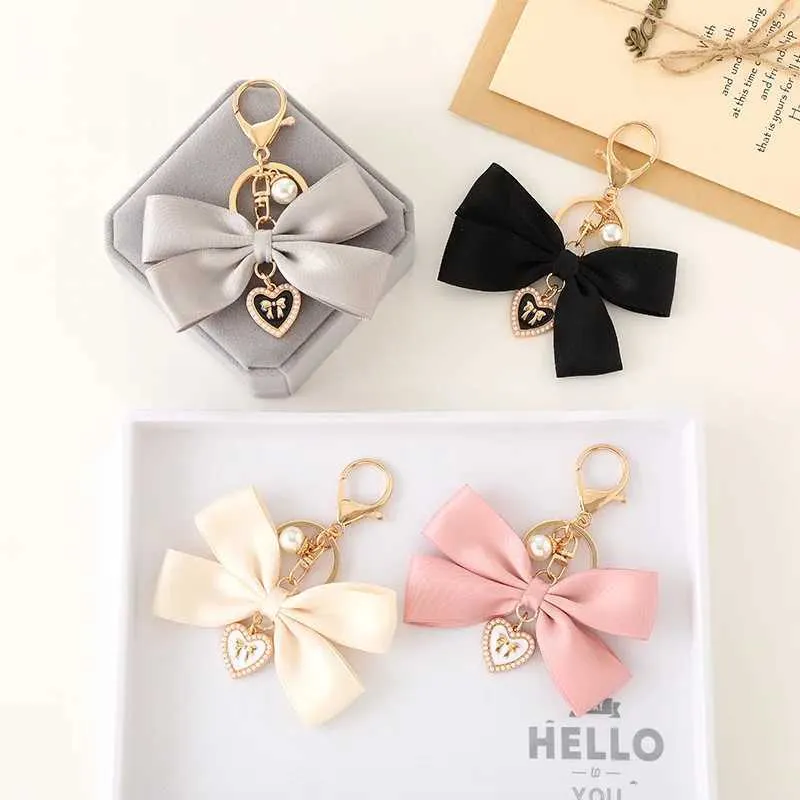 Keychains Lanyards: Fashion Ribbon Bow Pendant Accessories - Luggage ...