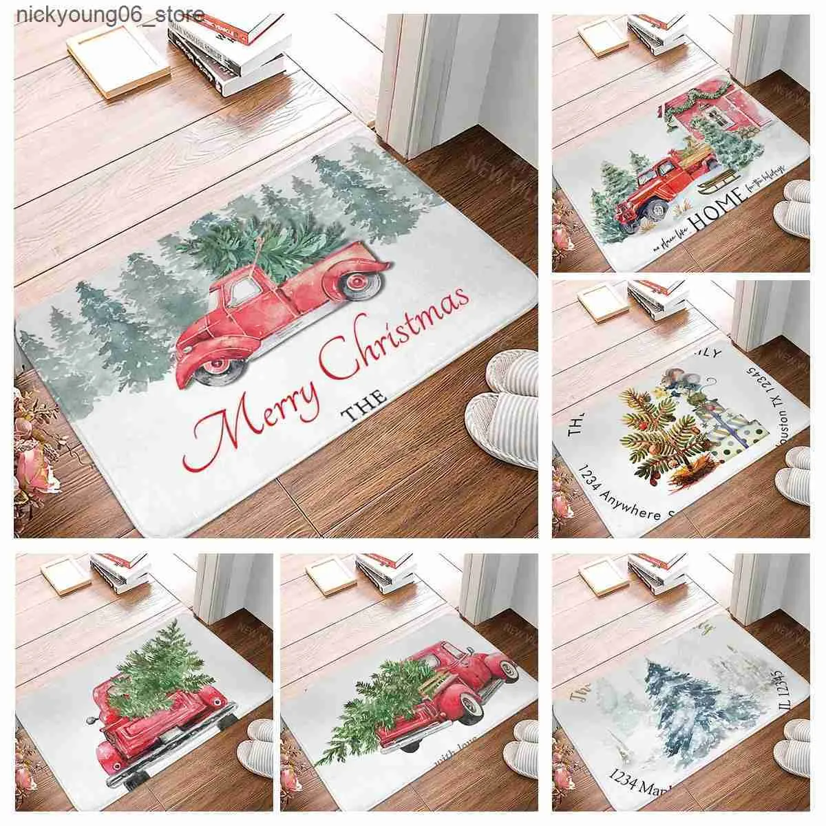 Christmas Non-Slip Bath & Shower Mats: Festive Bathroom Decor, Order ...