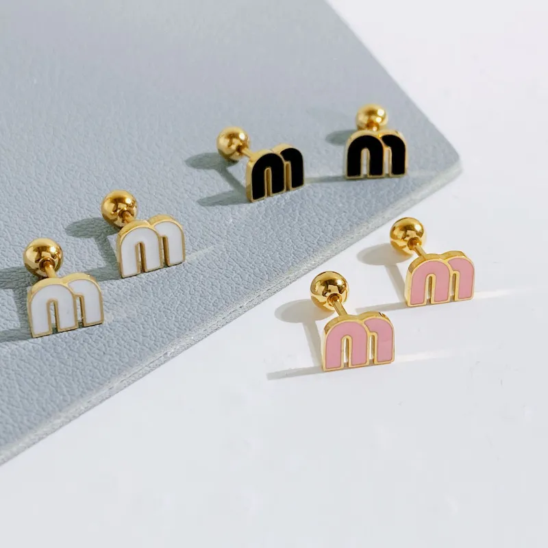 Stainless Steel Fashion Korea Designer Screw Earrings... From ...
