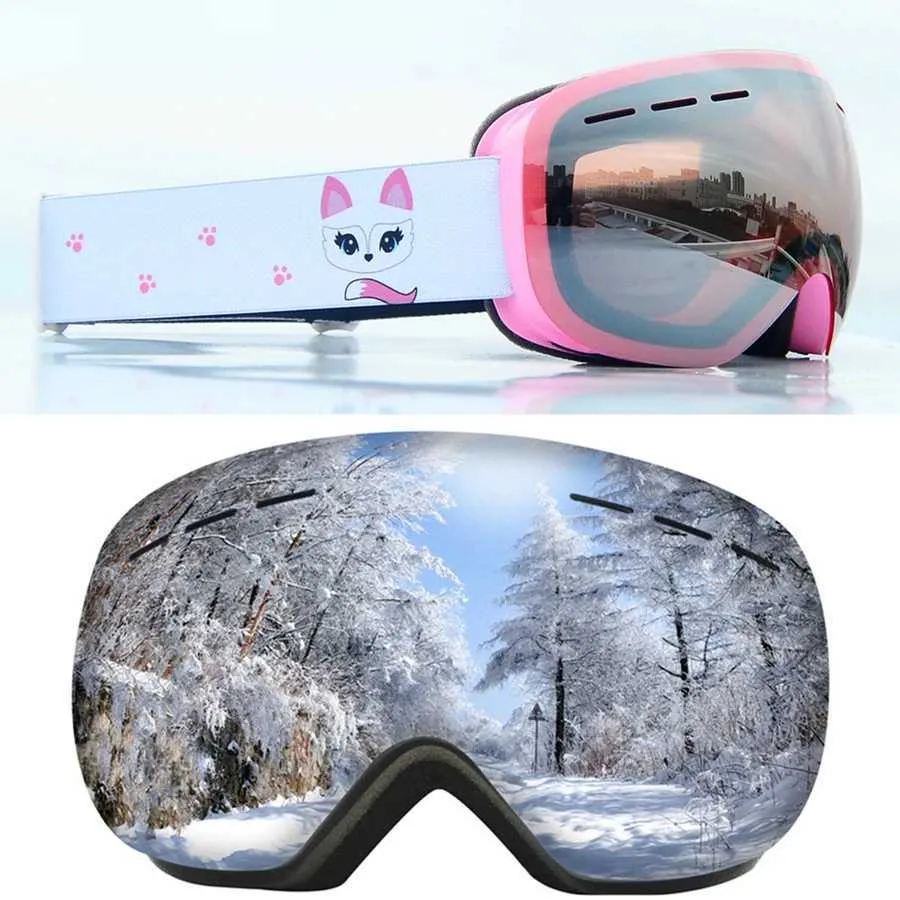 2025 Skiing Goggles Mens Winter Anti Fog Facial Mask Double Layer UV380 ...