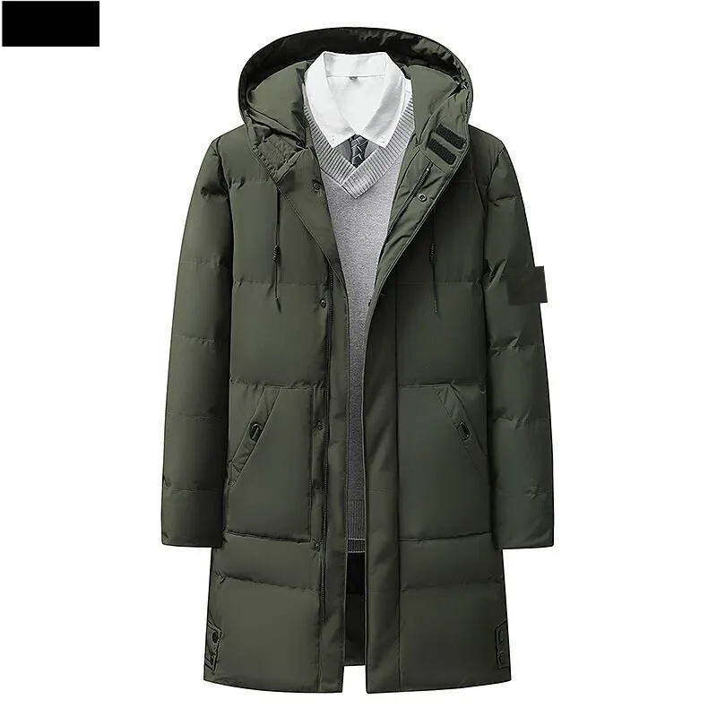 Unisex Slim Fit Winter Down Jacket - Stone Jacket Islands Cargo ...